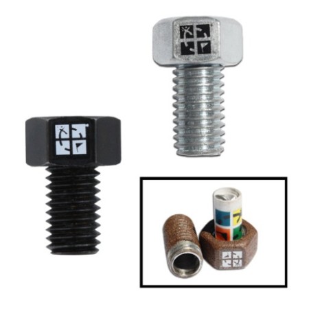 Magnetic Bolt Devious Geocache Container for Geocaching